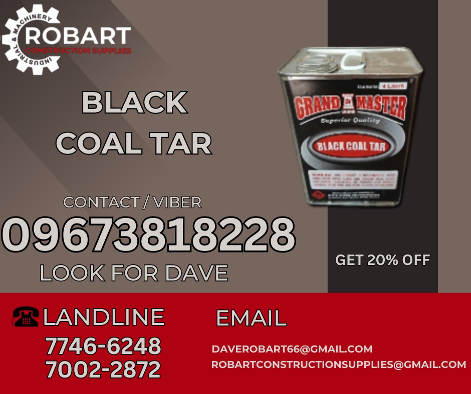 BLACK COAL TAR, Commercial & Industrial, Construction Tools & Equipment ...