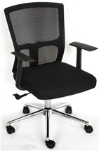 Black Mesh Back Chair NFT, Computer Desk, Office Partition & Office ...