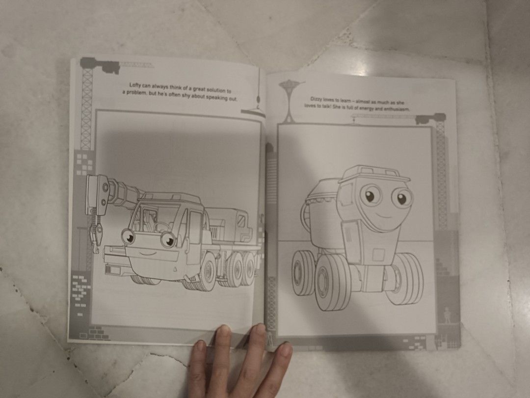 Bob The Builder Mega Colouring, Hobbies & Toys, Books & Magazines ...