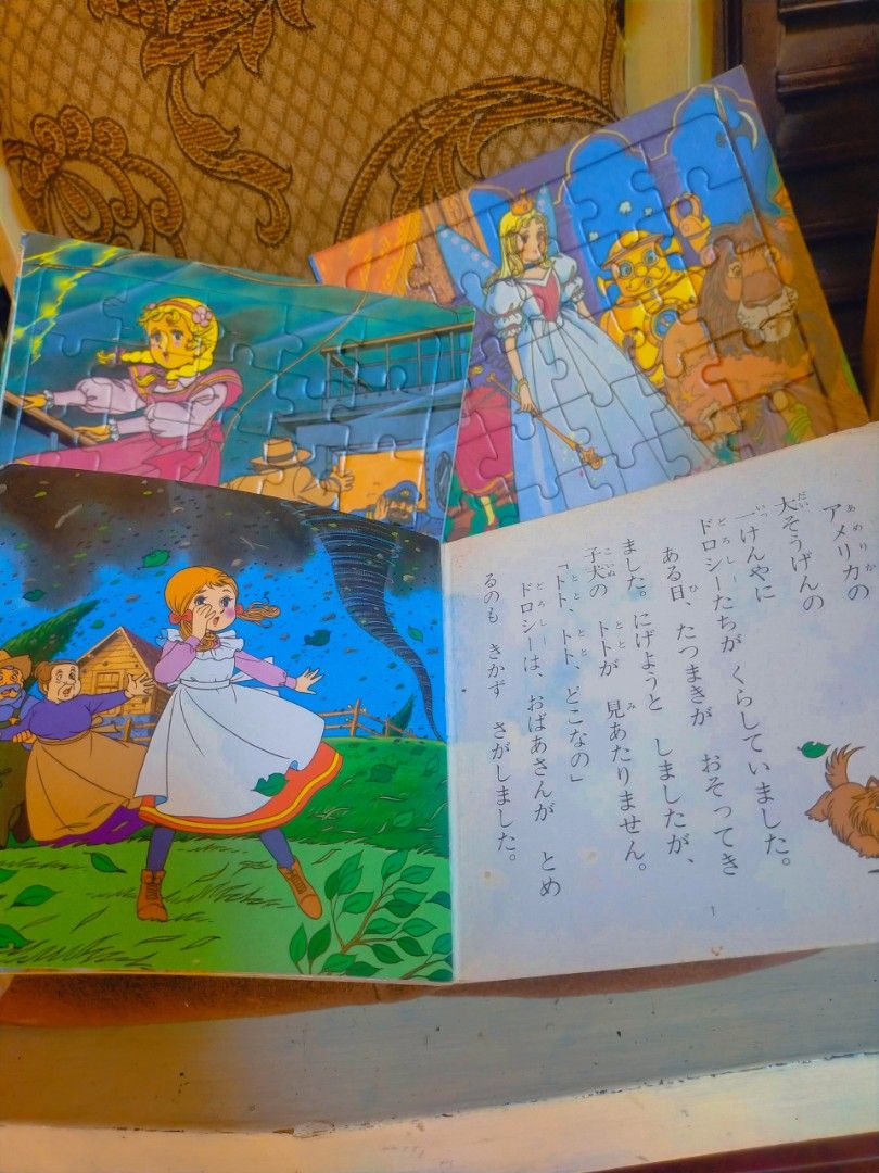 Buku sekai no dowa puzzle jadul dongeng dalam bahasa jepang buku jepang ...