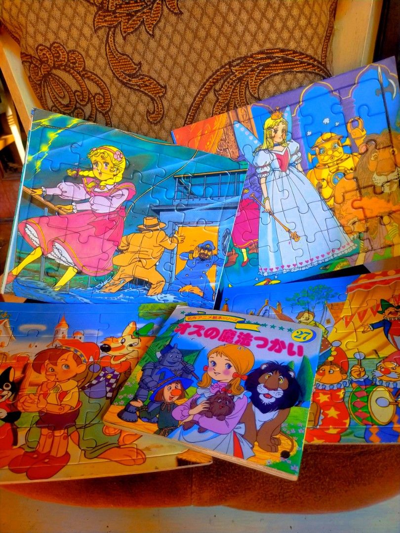 Buku sekai no dowa puzzle jadul dongeng dalam bahasa jepang buku jepang ...