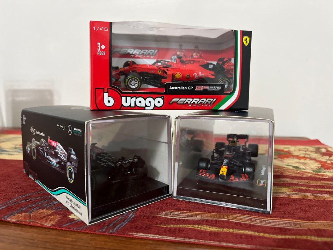 Burago Die Car Model / Red Bull / Mercedes / Ferrari/ Burago Collection ...