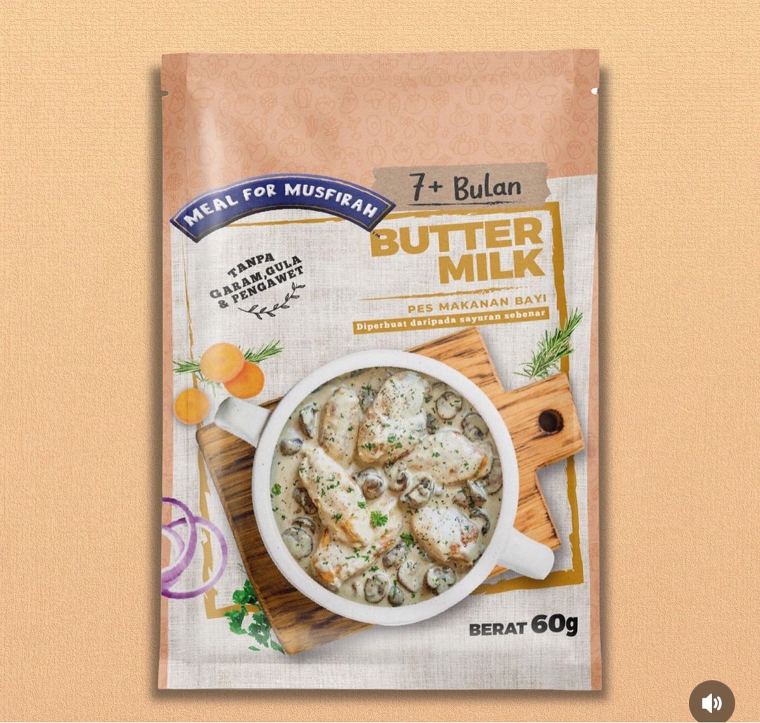 Meal For Musfirah 👉🏻 Buttermilk, Food & Drinks, Packaged & Instant Food ...