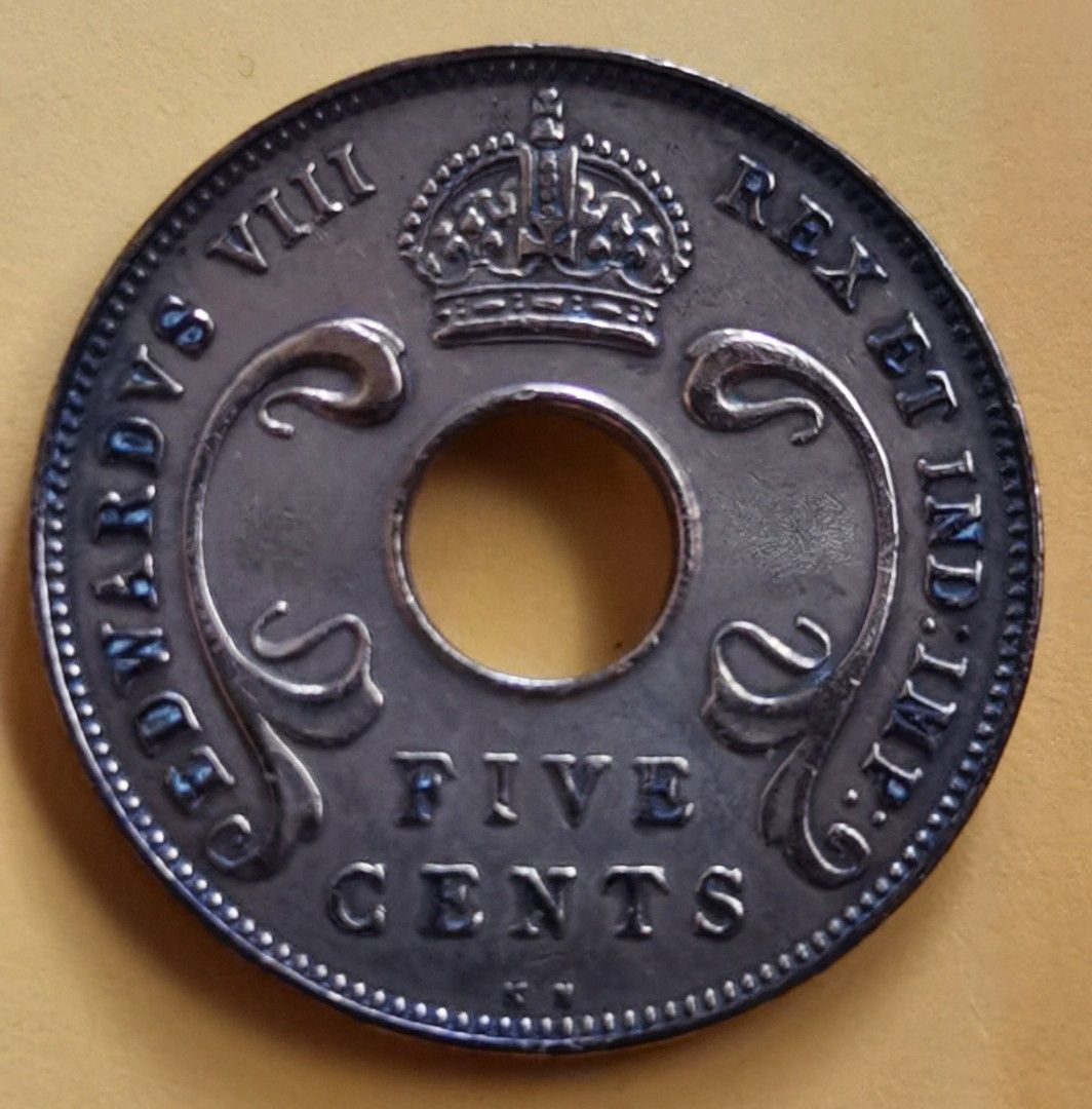 C144: 1936 KN East Africa 5 cents coin, Hobbies & Toys, Collectibles ...