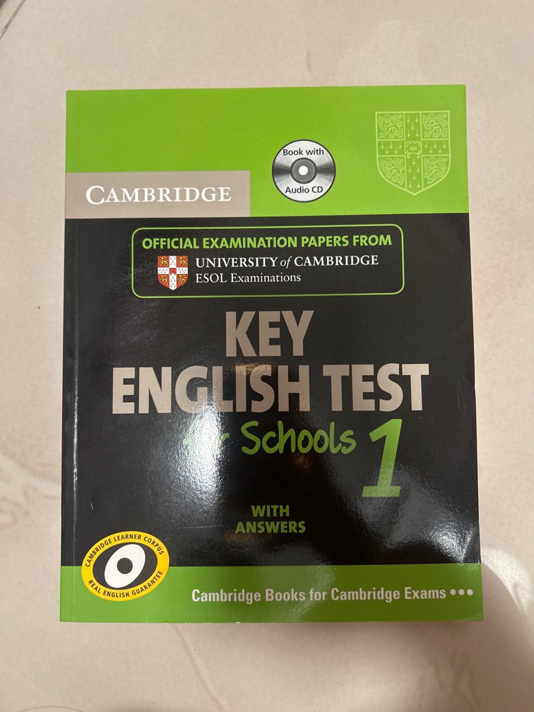Cambridge Key English Test for schools 1 (With answers), 興趣及遊戲, 書本 & 文具 ...