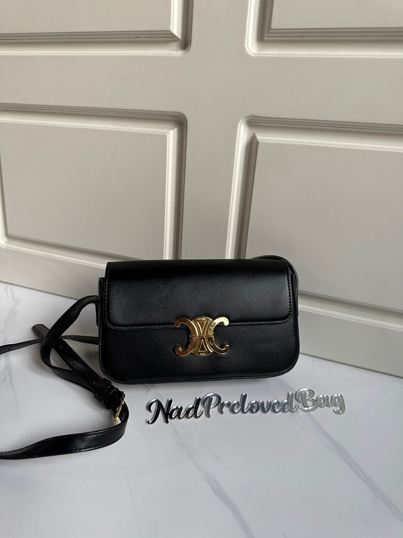 Celine triomphe, Barang Mewah, Tas & Dompet di Carousell