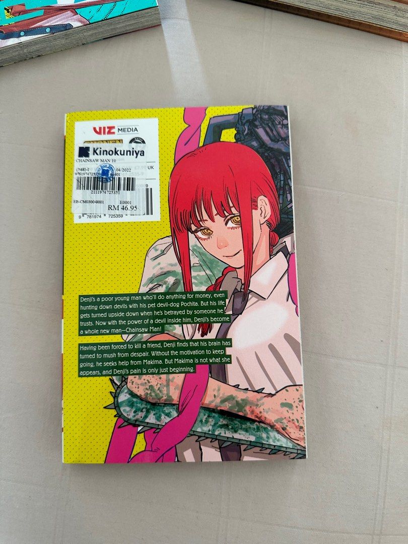 Chainsaw man vol 10 makima, Hobbies & Toys, Books & Magazines, Comics ...