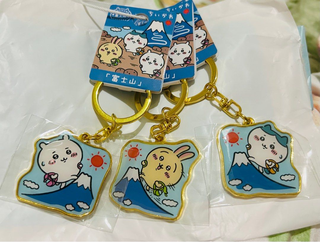 Chiikawa keychains - Tokyo-eki (tokyo station), tokyo tower, sky tree ...
