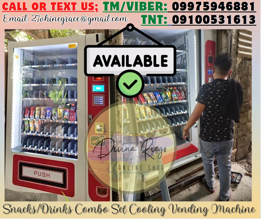 Cooling Vending Machine Automatic Combo Snacks and Drinks, Everything ...