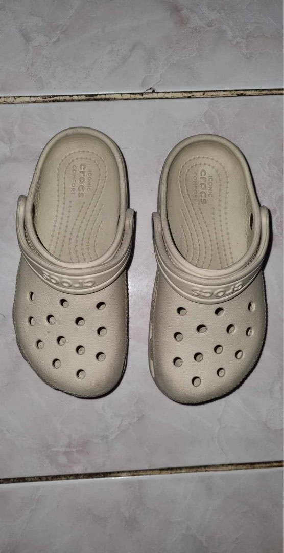Crocs Bone Clog for kids, Babies & Kids, Babies & Kids Fashion on Carousell