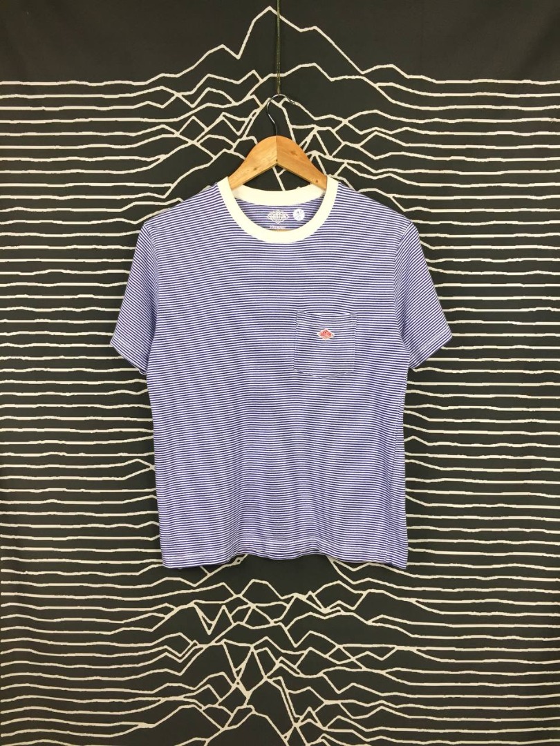 Danton France Vetements de Travail Small Logo Pocket Tee, Men's Fashion ...