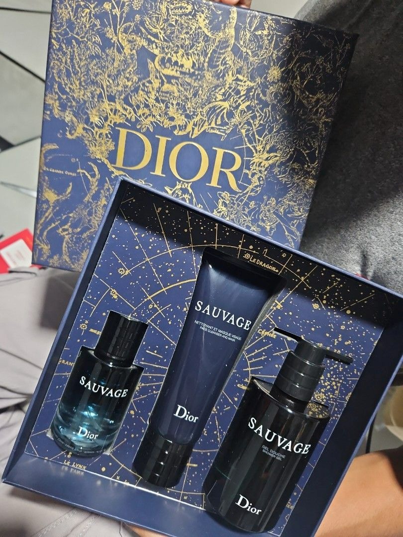 Dior Sauvage 3 in1 Set(Shipping from Singapore), Beauty & Personal Care ...