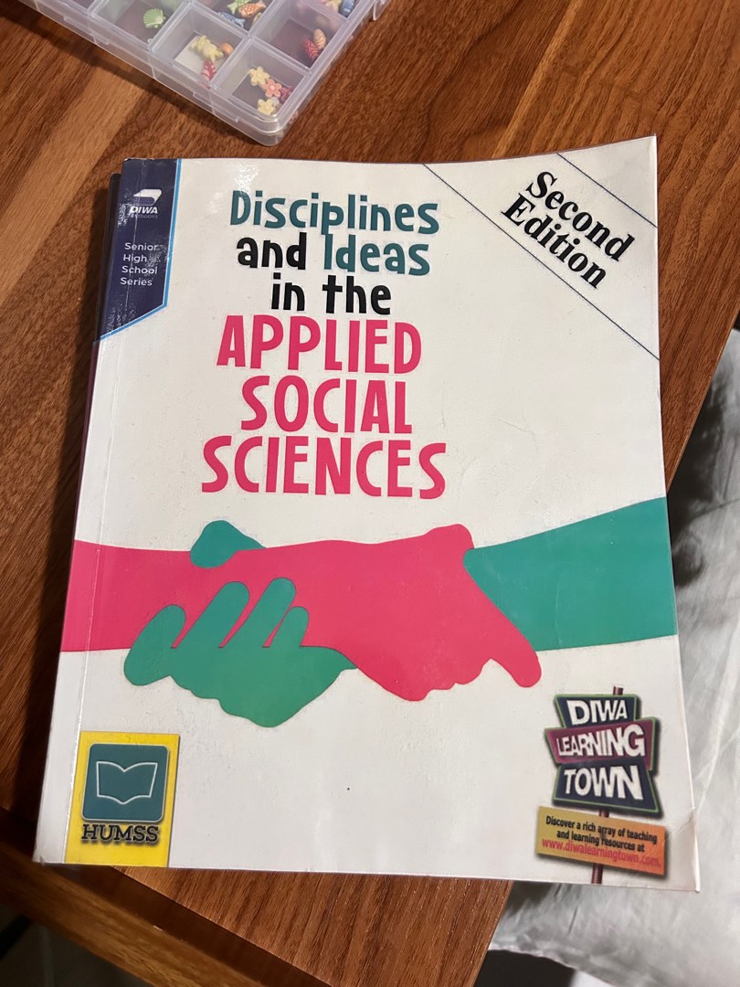 Discipline and Ideas in The Applied Social Sciences Gr11 HUMSS Textbook ...