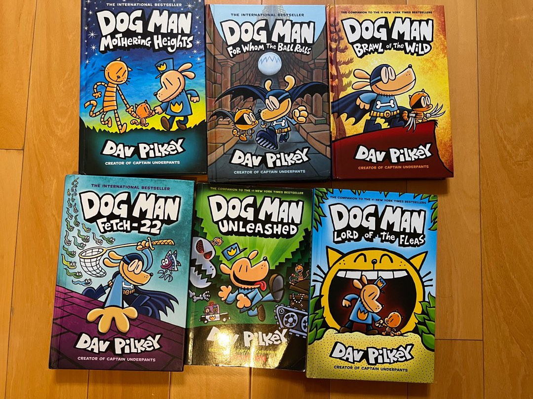 Dog Man by Dav Pilkey, 興趣及遊戲, 書本 & 文具, 小朋友書 - Carousell