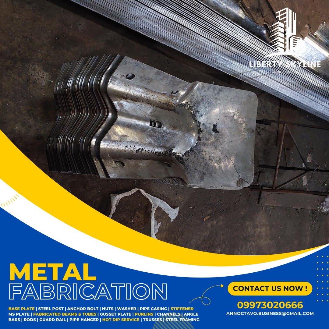 DPWH Fish Tail Guardrail | Pipe Casing | HSS | MS Plate | Flat Bar ...