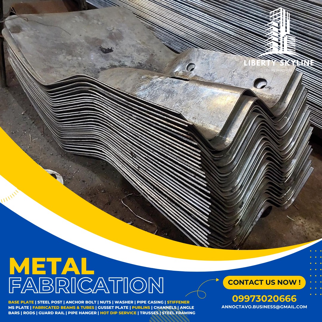 DPWH Fish Tail Guardrail | Pipe Casing | HSS | MS Plate | Flat Bar ...