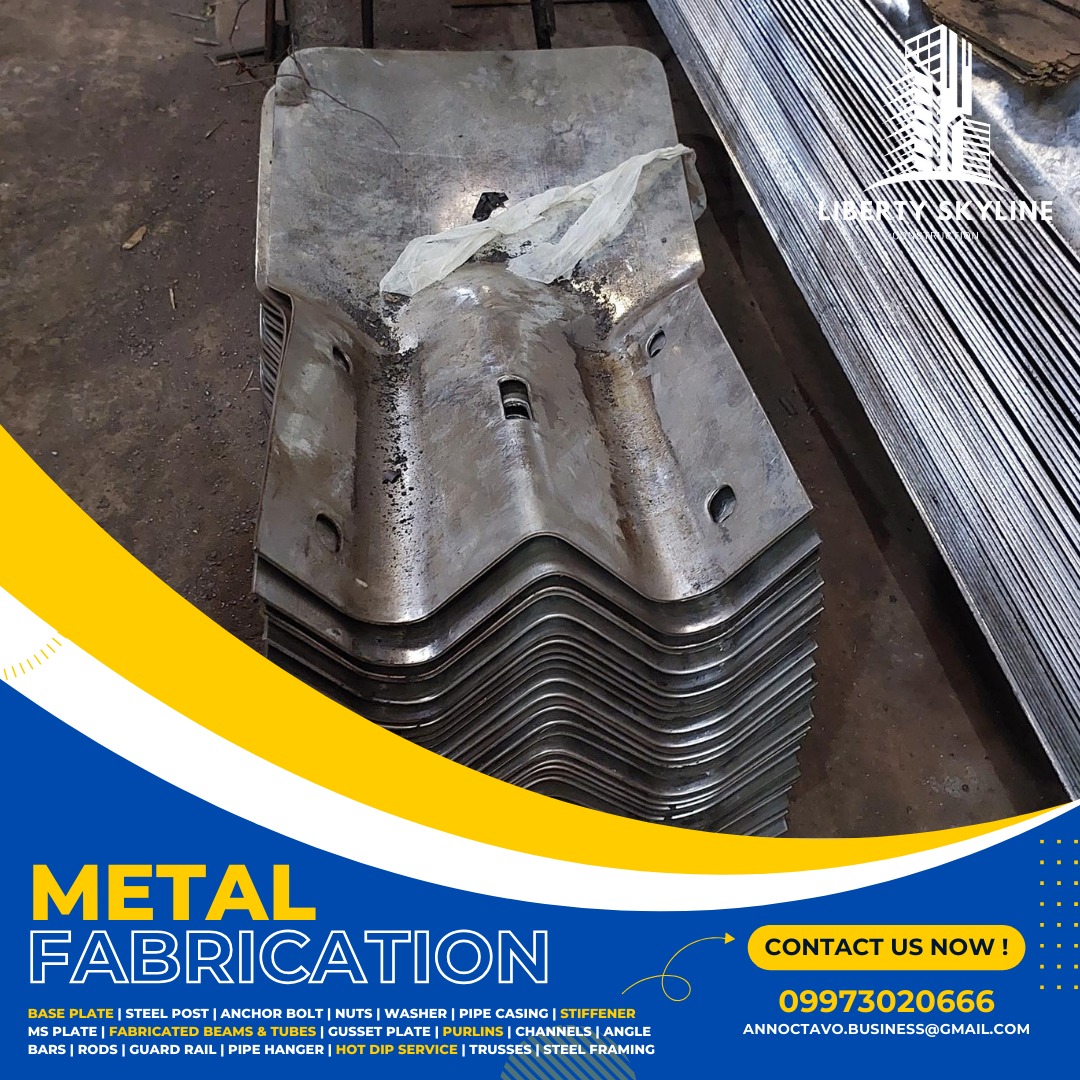 DPWH Guardrail W Type | Pipe Casing | HSS | MS Plate | Flat Bar | Base ...