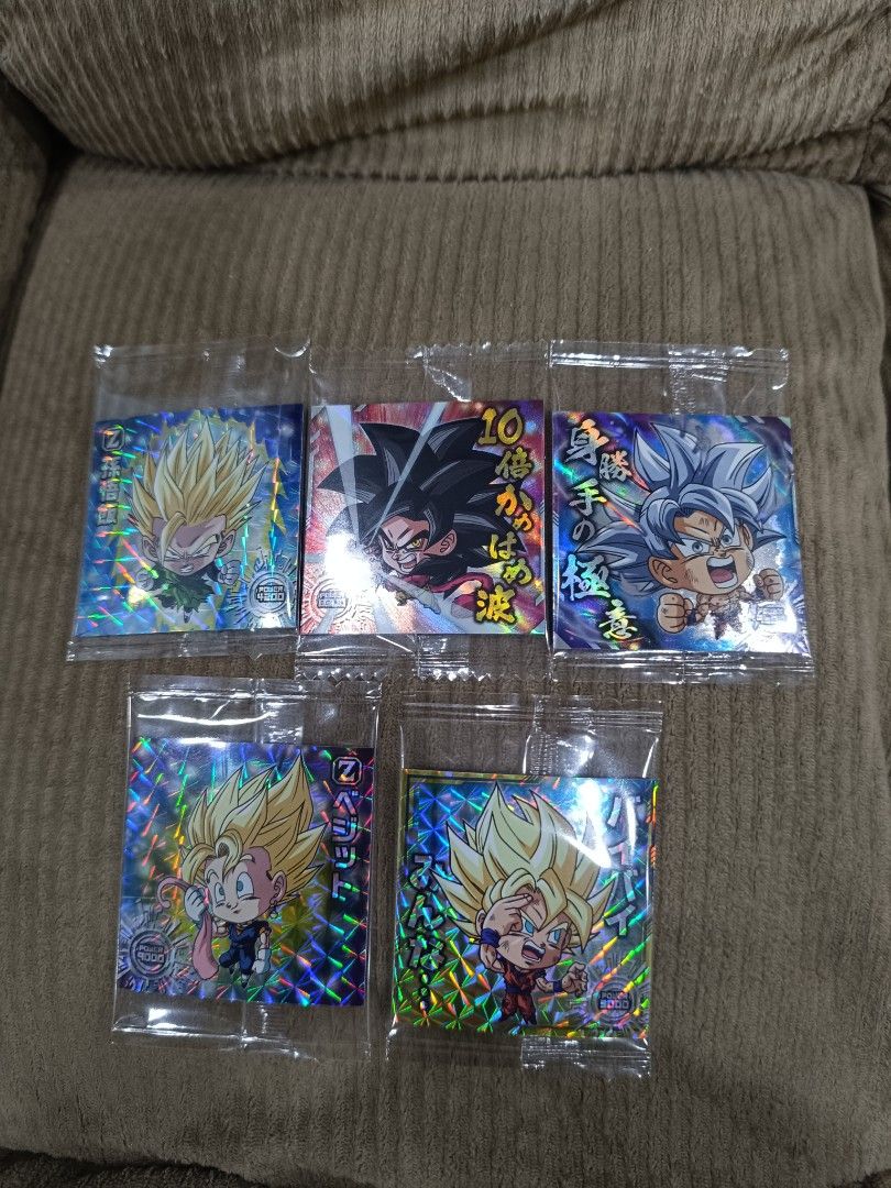 Dragon Ball Wafer Stickers ( God Rare ), Hobbies & Toys, Toys & Games ...