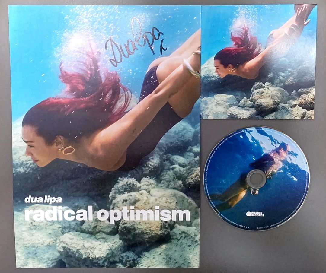 【現貨】 Dua Lipa - Radical Optimism (extended versions) CD + signed poster ...