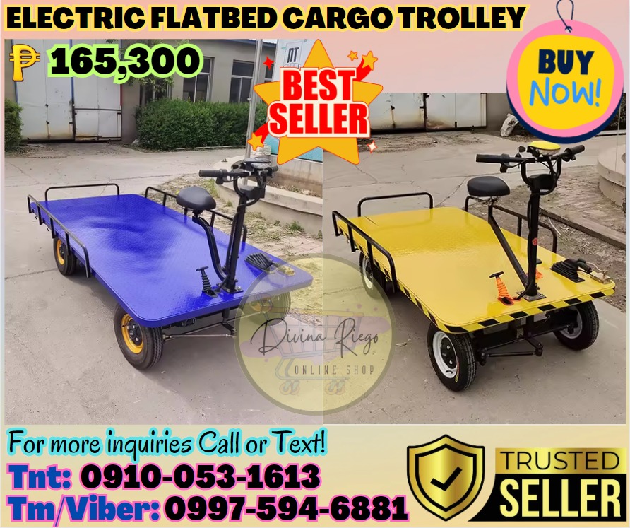 Electric Flatbed Transporter Electro-Carriage Powered Pallet Truck ...