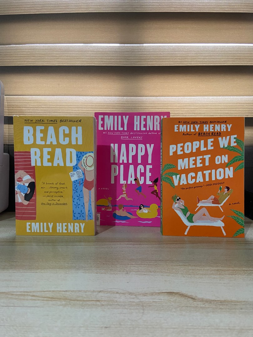 Emily Henry Books (Beach Read, Happy Place, People We Meet On Vacation ...