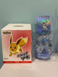 Authentic FUNISM Pokemon Eevee Evolution Series - start Eevee Sylveon / Espeon figure figurine ...