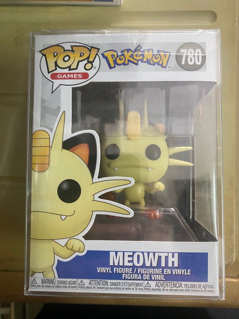 Funko Pop Pokemon Meowth, Hobbies & Toys, Toys & Games on Carousell