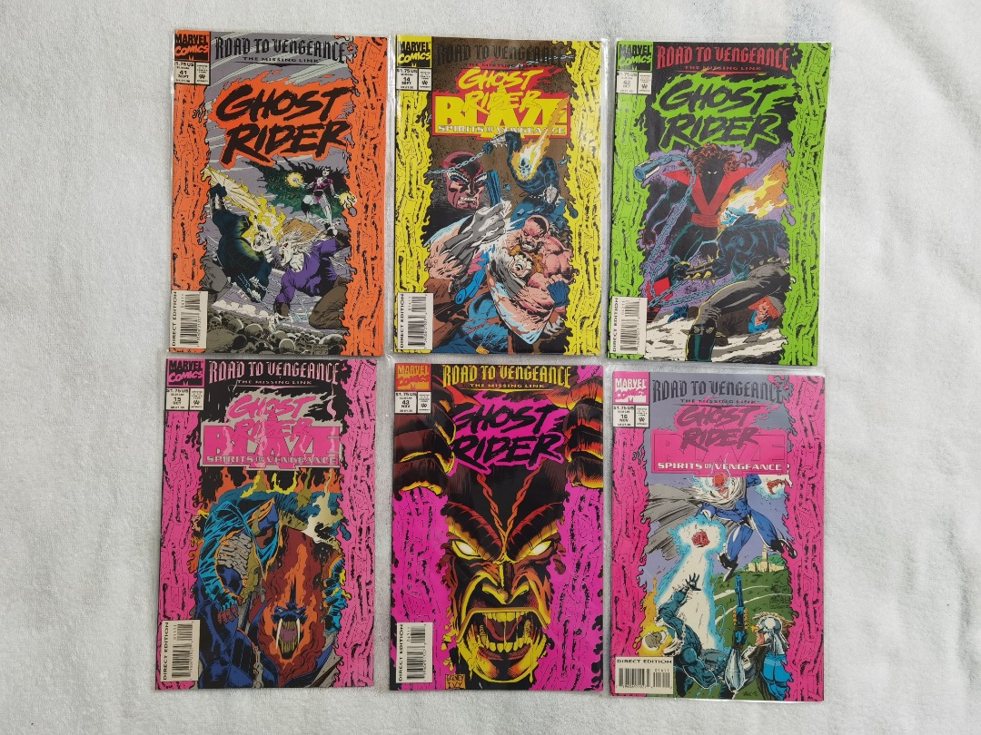 Ghost Rider: Road to Vengeance - The Missing Link. complete set. "Union ...