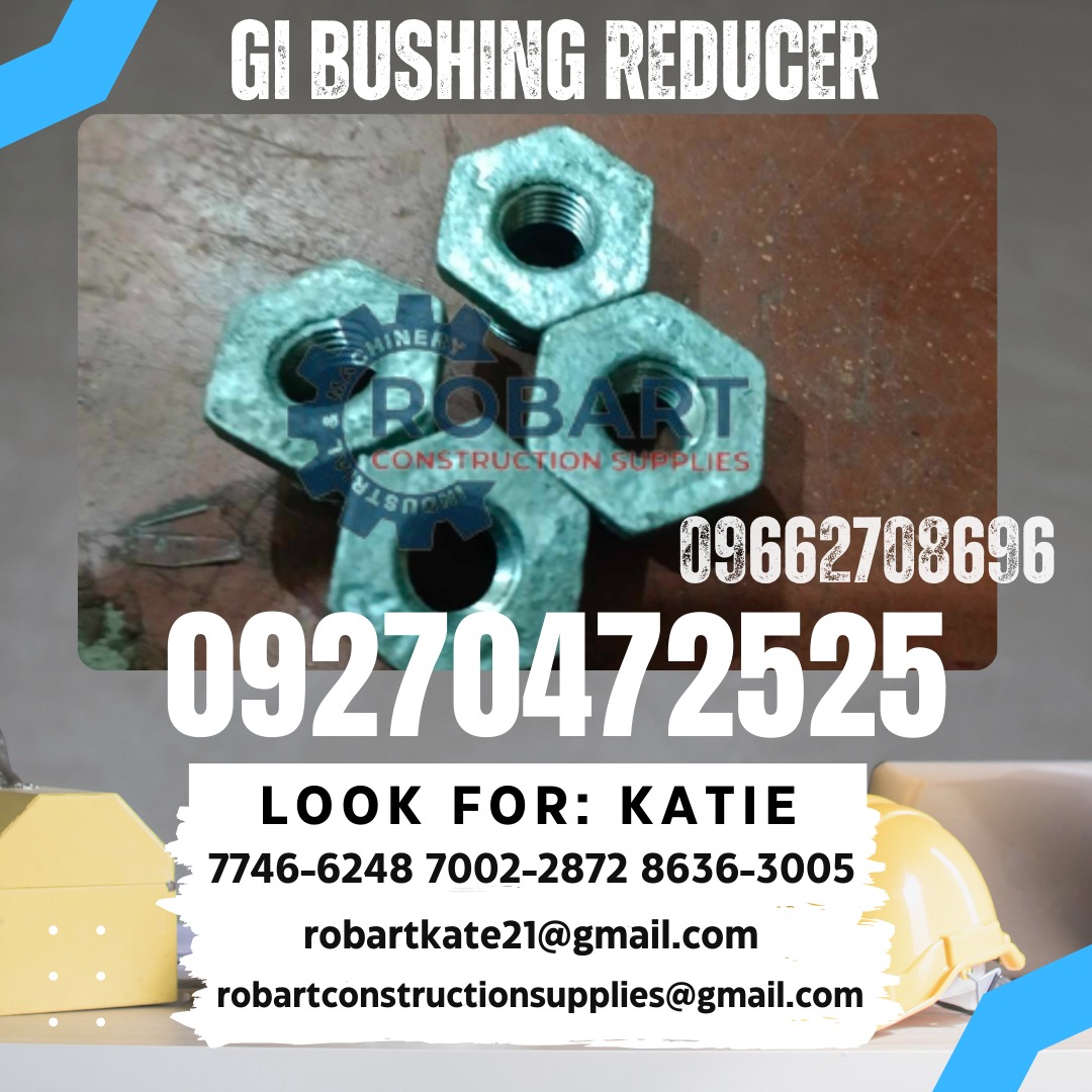 GI Bushing Reducer, Commercial & Industrial, Construction Tools ...