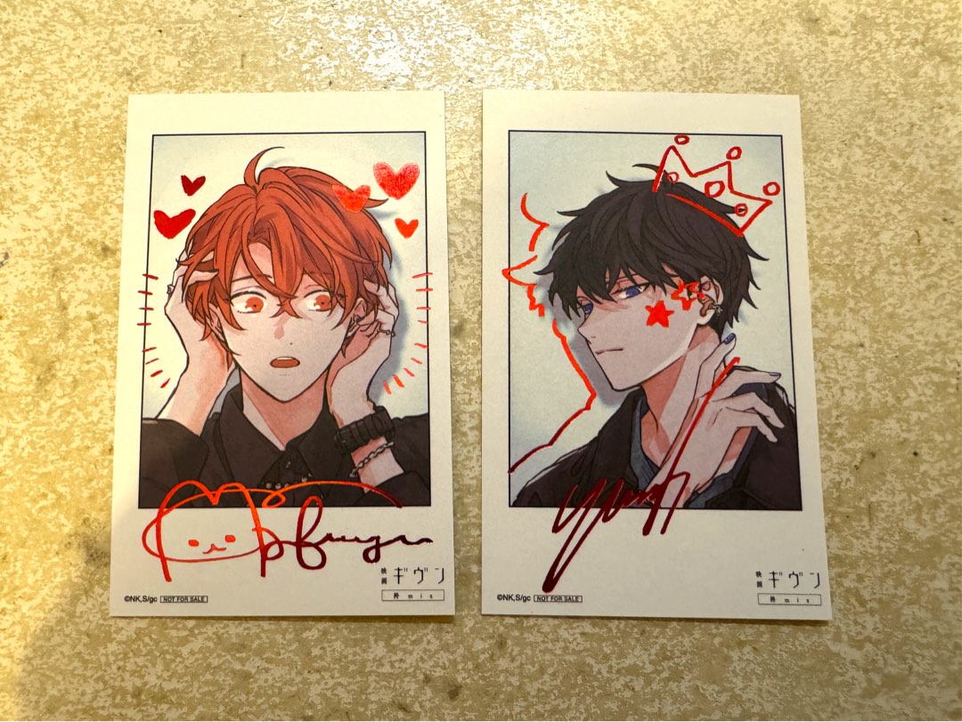 [付硬卡套] given 被贈與的未來 劇場版柊mix 特典簽名拍立得小卡 夏冬, 興趣及遊戲, 書本 & 文具, 漫畫 - Carousell