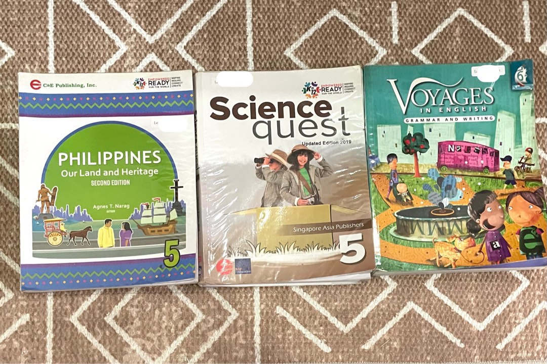 Grade 5 Textbooks BUNDLE, Hobbies & Toys, Books & Magazines, Textbooks on Carousell