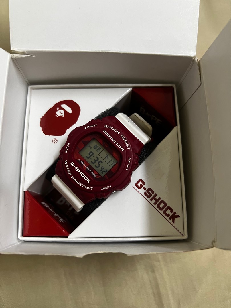 Gshock x BAPE 20th Anniversary Collection LE, Men's Fashion, Watches ...