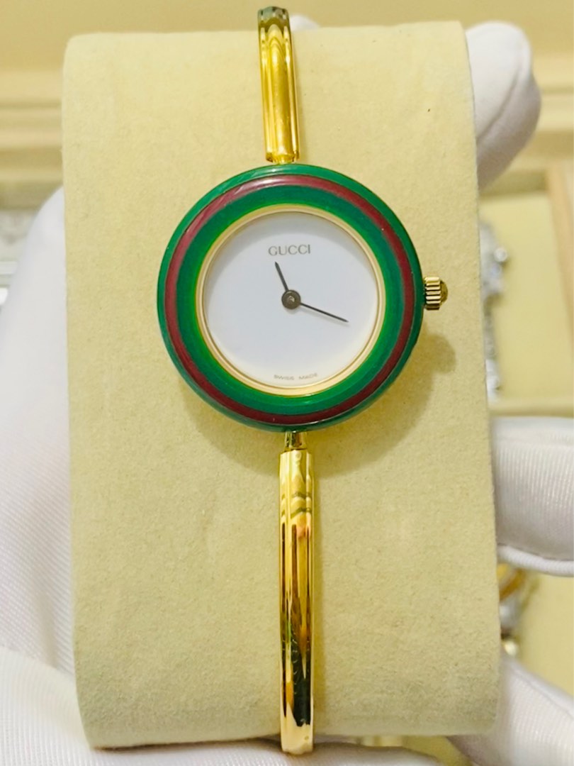 Gucci Interchangeable bezel ring Watch, Luxury, Watches on Carousell