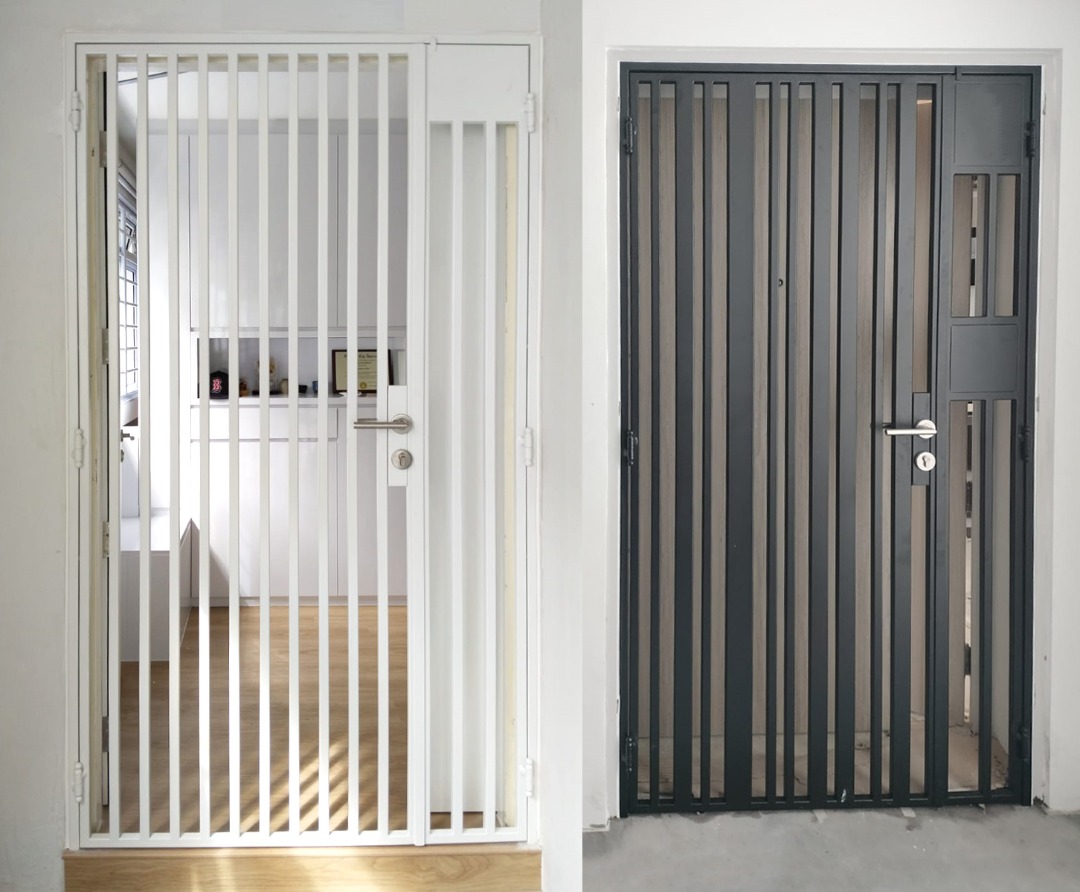 HDB Mild Steel Gate , BTO Gate , Metal Gate, hdb renovation, Furniture ...