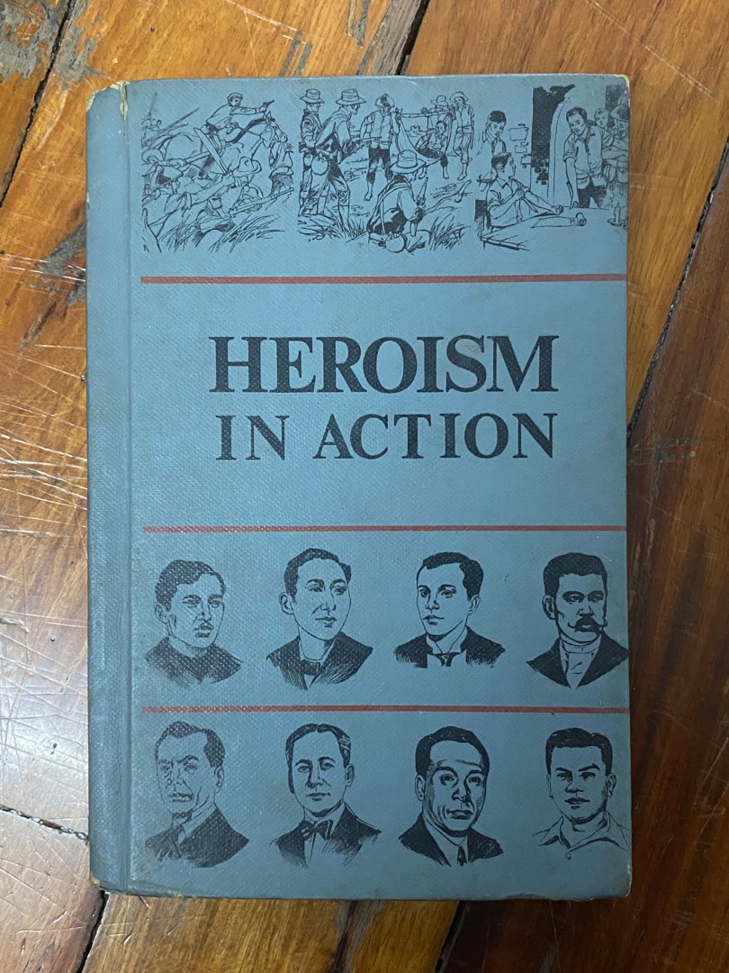 HEROISM IN ACTION Vintage 1966 Philippines History Book Rosario Santos ...