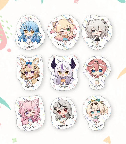 Hololive Super Expo 2024 Chibi Flake Sticker Gen 5 + holoX, Hobbies ...