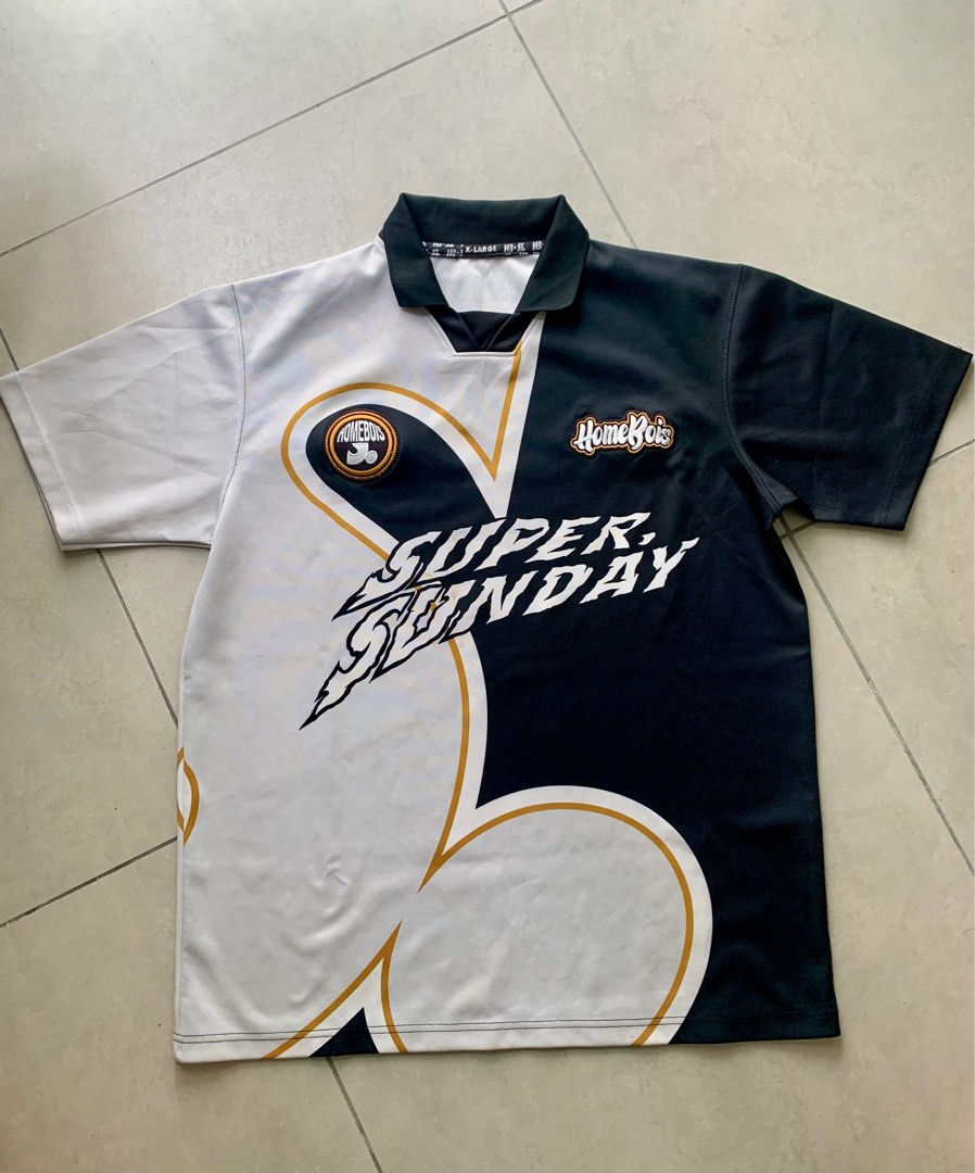 Homebois x Super sunday jersey 2022, Men's Fashion, Tops & Sets ...