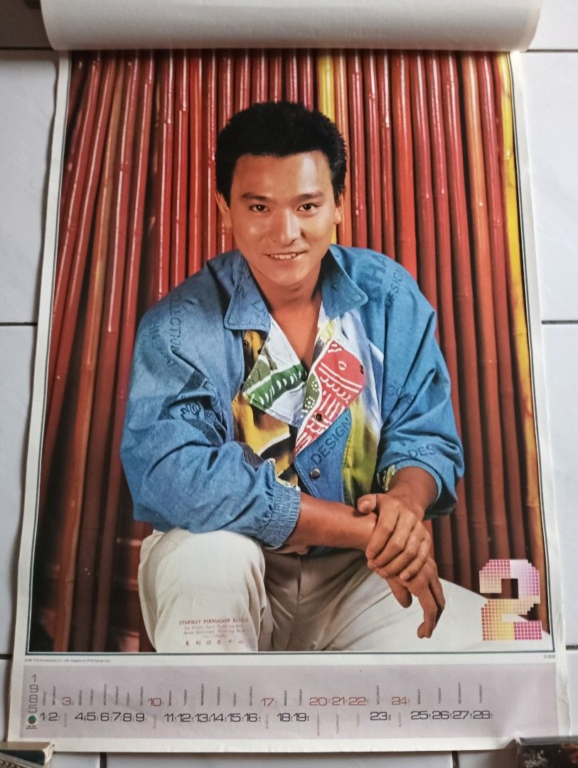 Hong Kong TVB Calendar 1985, Hobbies & Toys, Collectibles & Memorabilia ...