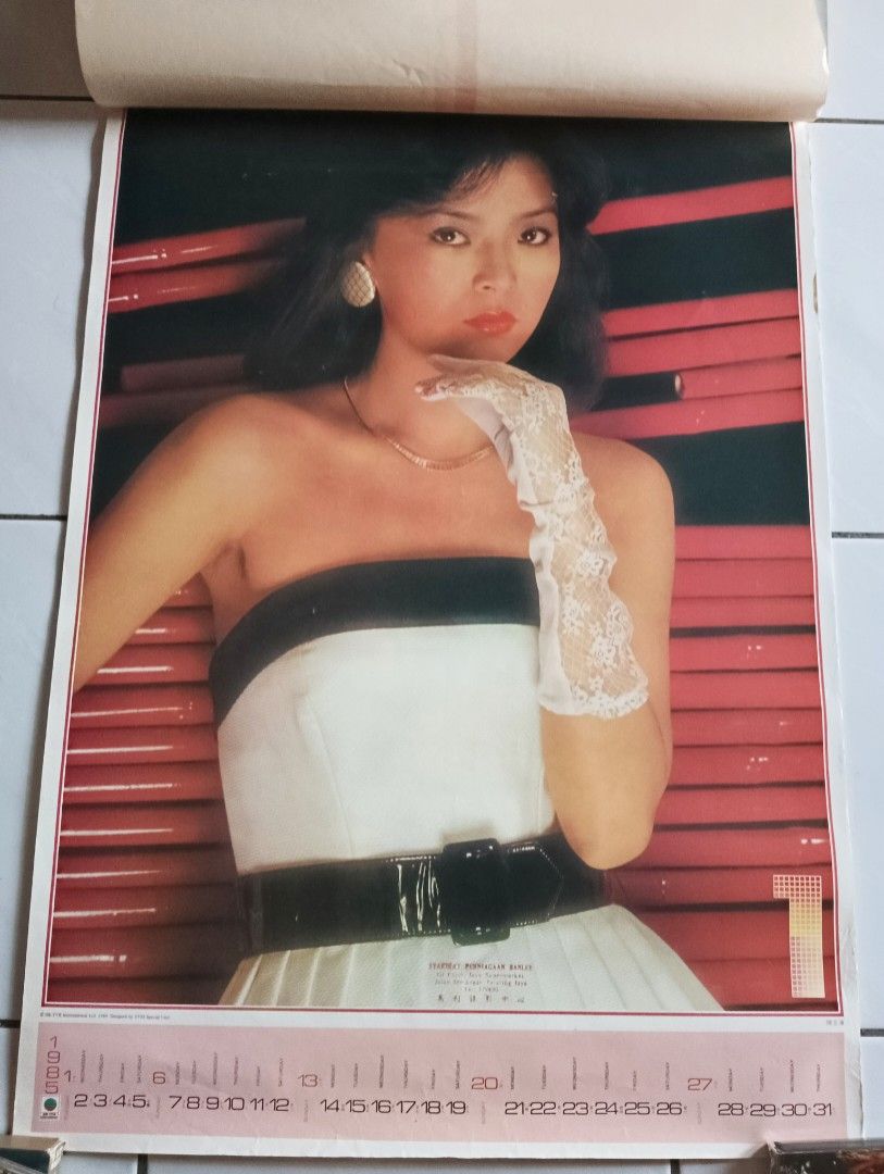 Hong Kong TVB Calendar 1985, Hobbies & Toys, Collectibles & Memorabilia ...