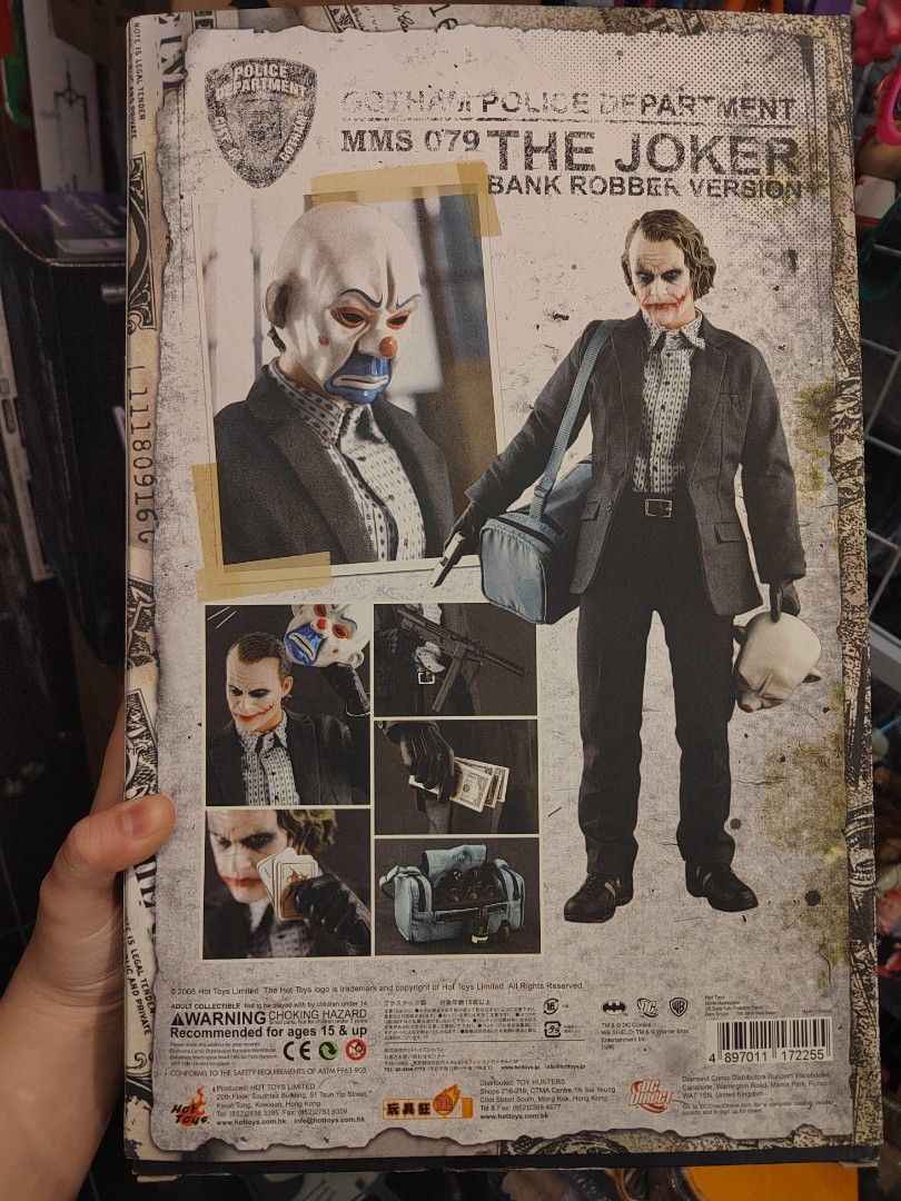 Hot Toys The Joker Bank Robber MMS079 Scale1/6 Figure Batman The Dark ...