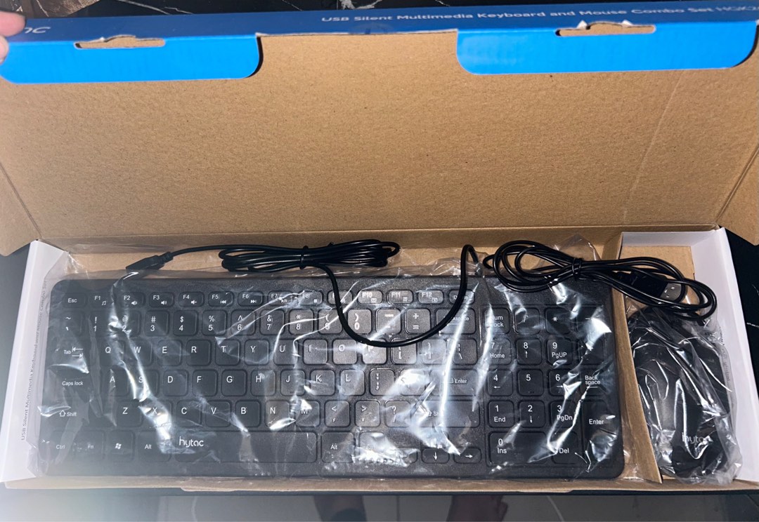 HYTAC Keyboard and Mouse Combo (WIRED), Computers & Tech, Parts ...