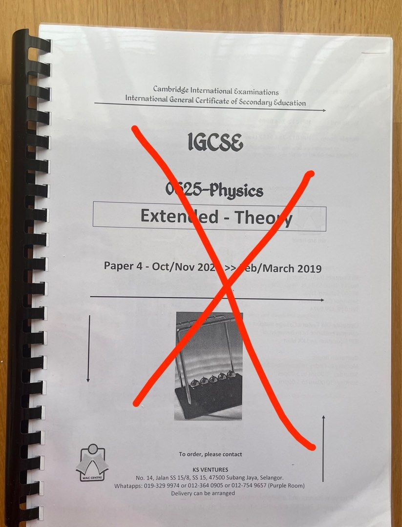 IGCSE Past Paper 2023-2019 + Marking scheme, Hobbies & Toys, Books ...