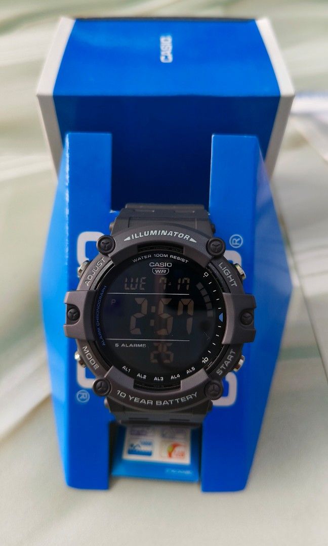 JAM CASIO ORIGINAL AE-1500WH-8B, Men's Fashion, Watches & Accessories ...