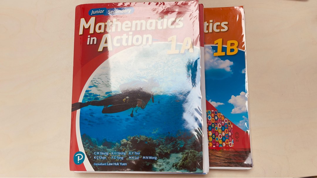 Junior Secondary Mathematics in Action 1A 1B, 興趣及遊戲, 書本 & 文具, 教科書 - Carousell