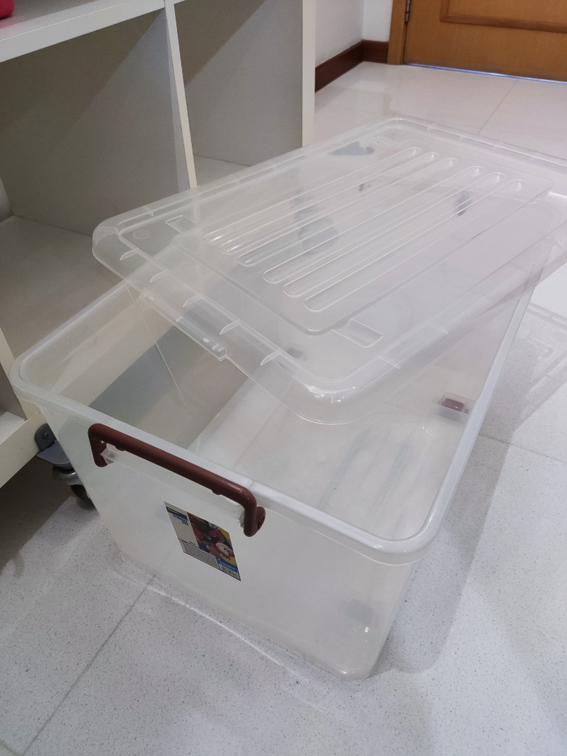 Simply Living Large Size Storage Box 55L with wheels multiple available ...