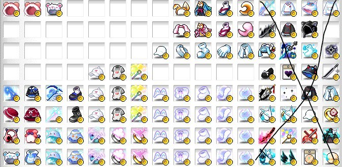 Maplesea Aquila cash items | Light of dawn | Red warrior set | Aurora ...