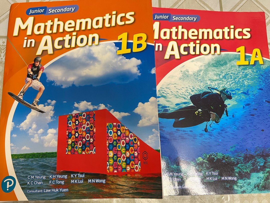 Mathematics in Action 1A, 1B, 興趣及遊戲, 書本 & 文具, 教科書 - Carousell