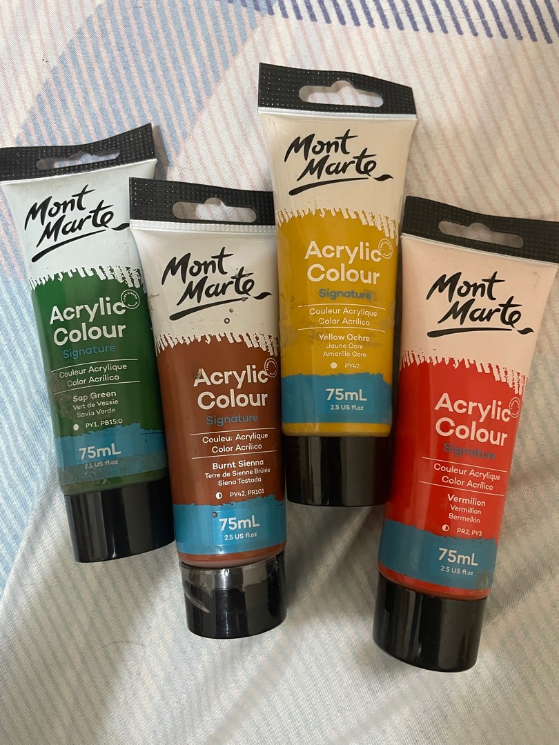 Monte Marte Acrylic Paint, Hobbies & Toys, Stationary & Craft, Art ...