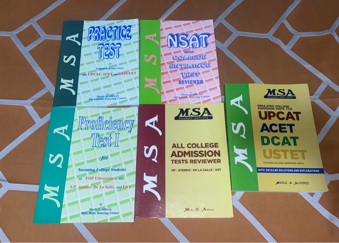 MSA CET Reviewers (BUNDLE), Hobbies & Toys, Books & Magazines ...