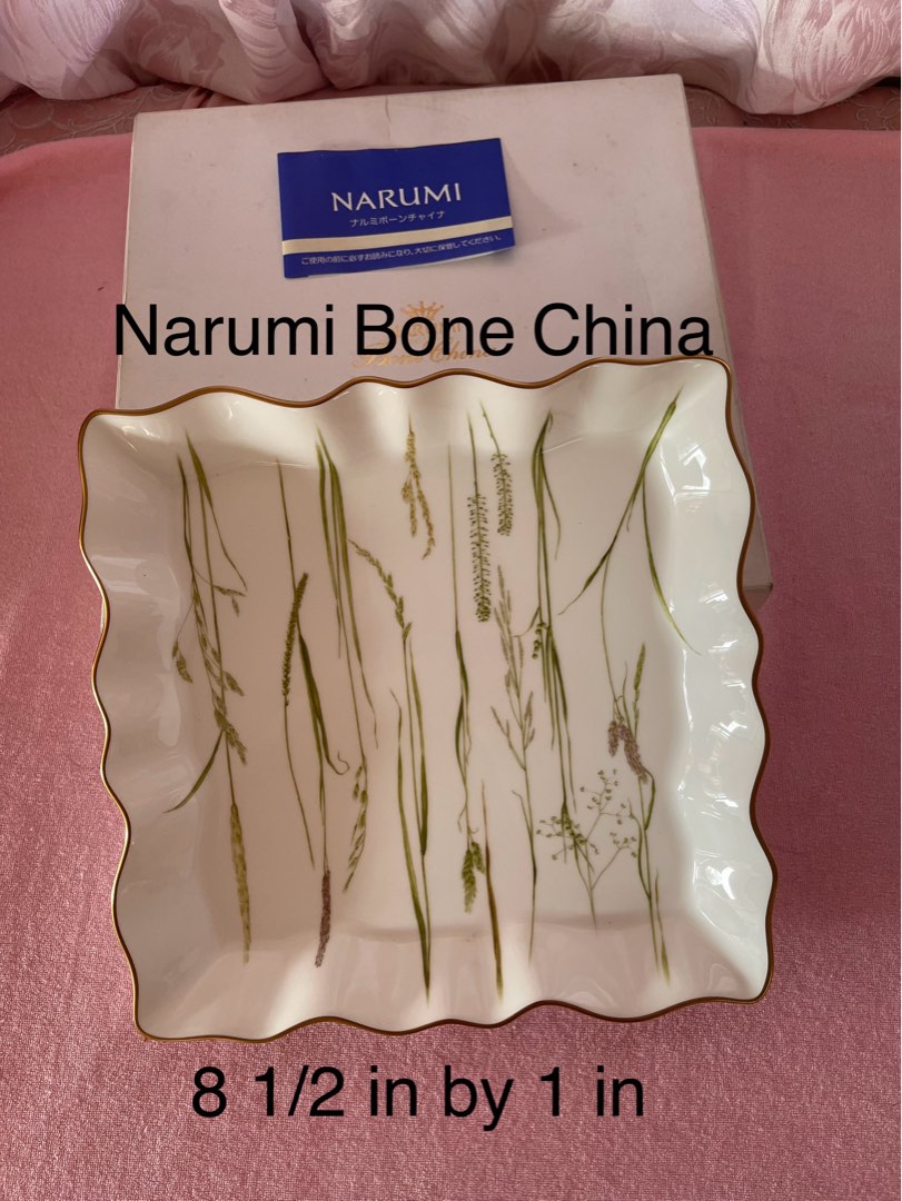 Narumi Japan Bone China plate, Furniture & Home Living, Kitchenware ...